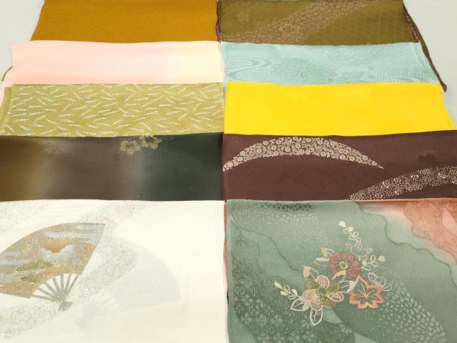 平和屋本店■和装小物　帯揚げ10枚　逸品　未使用　DZAA10902kh5