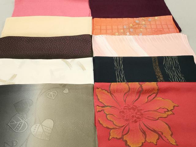 平和屋本店■和装小物　帯揚げ10枚　逸品　未使用　DZAA10903kh5