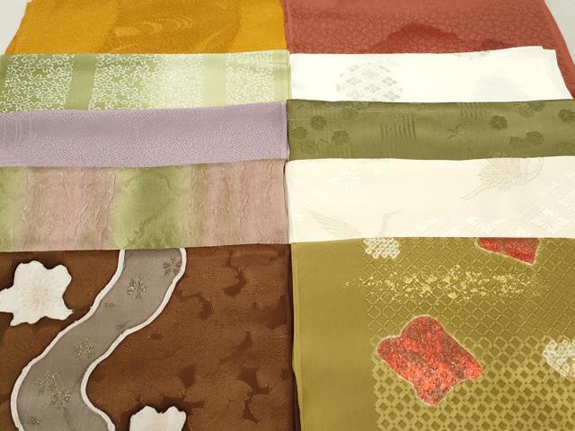 平和屋本店■和装小物　帯揚げ10枚　逸品　未使用　DZAA10915kh5