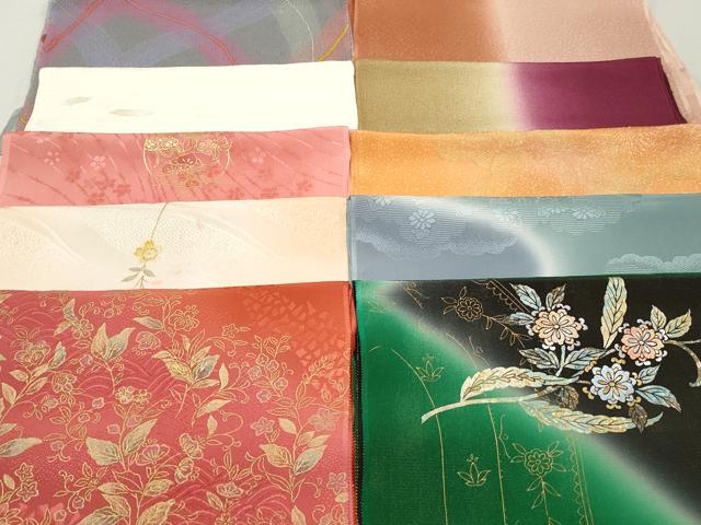 平和屋本店■和装小物　帯揚げ10枚　逸品　未使用　DZAA10916kh5