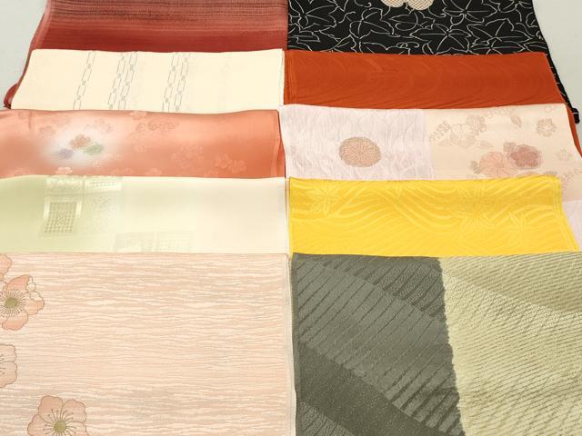 平和屋本店■和装小物　帯揚げ10枚　逸品　未使用　DZAA10918kh5