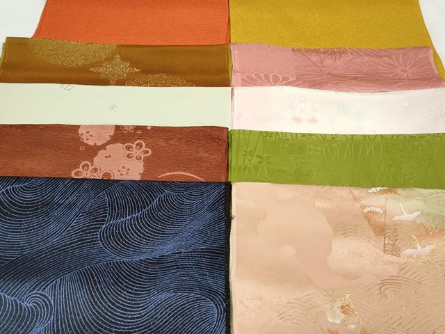 平和屋本店■和装小物　帯揚げ10枚　逸品　未使用　DZAA10928kh5