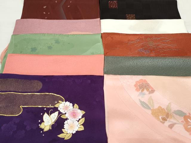 平和屋本店■和装小物　帯揚げ10枚　逸品　未使用　DZAA10938kh5