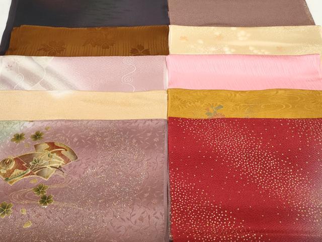 平和屋本店■和装小物　帯揚げ10枚　逸品　未使用　DZAA10942kh5