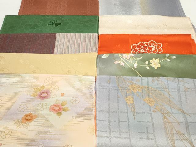 平和屋本店■和装小物　帯揚げ10枚　逸品　未使用　DZAA10943kh5