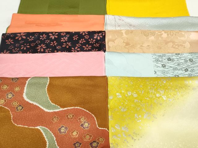 平和屋本店■和装小物　帯揚げ10枚　逸品　未使用　DZAA10951kh5