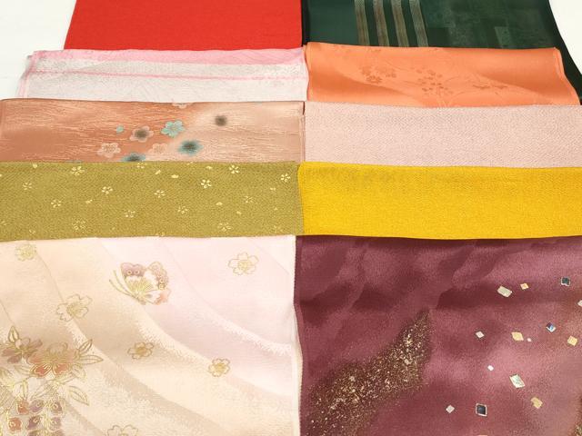 平和屋本店■和装小物　帯揚げ10枚　逸品　未使用　DZAA10953kh5