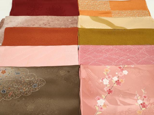 平和屋本店■和装小物　帯揚げ10枚　逸品　未使用　DZAA10954kh5