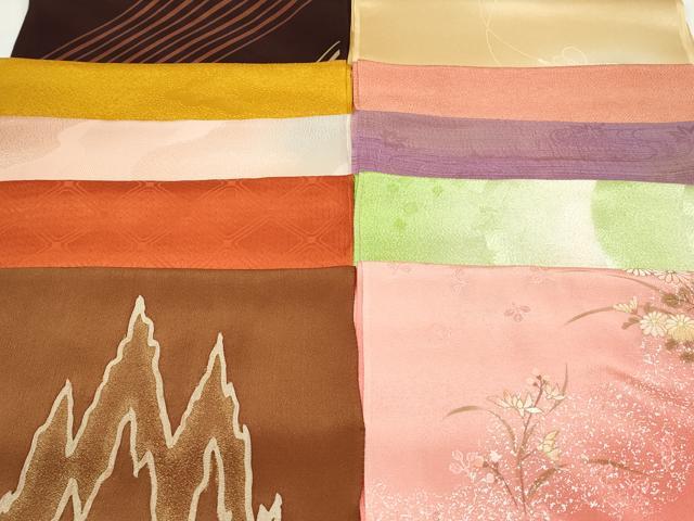 平和屋本店■和装小物　帯揚げ10枚　逸品　未使用　DZAA10956kh5