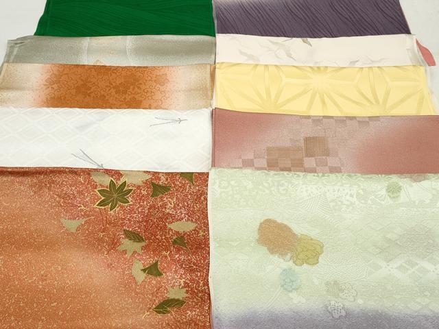 平和屋本店■和装小物　帯揚げ10枚　逸品　未使用　DZAA10960kh5