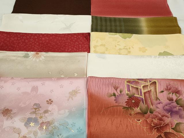 平和屋本店■和装小物　帯揚げ10枚　逸品　未使用　DZAA10961kh5