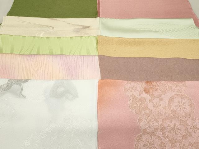 平和屋本店■和装小物　帯揚げ10枚　逸品　未使用　DZAA10965kh5