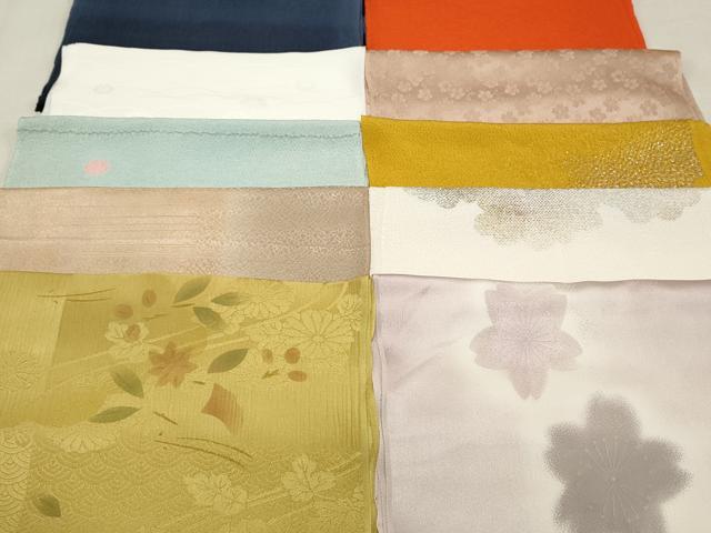 平和屋本店■和装小物　帯揚げ10枚　逸品　未使用　DZAA10966kh5