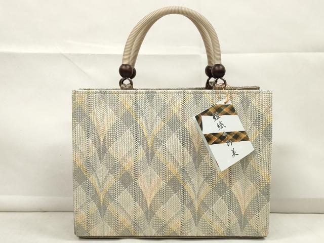 平和屋本店■和装小物　和装バッグ　ハンドバッグ　組おりの美　金糸　逸品　未使用　DZAA10973kh5