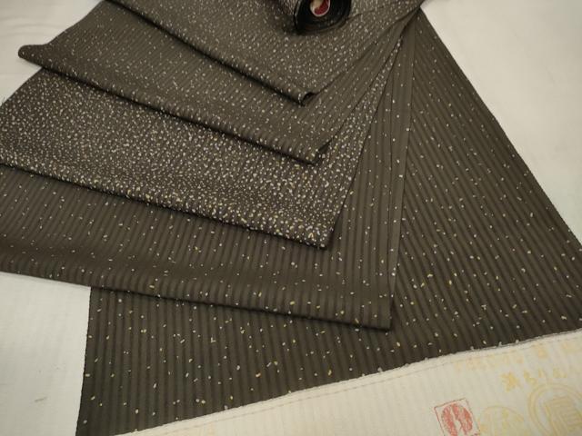 平和屋本店■付下げ　反物　着尺　大小霰　金彩　逸品　未使用　DZAA11092kh5