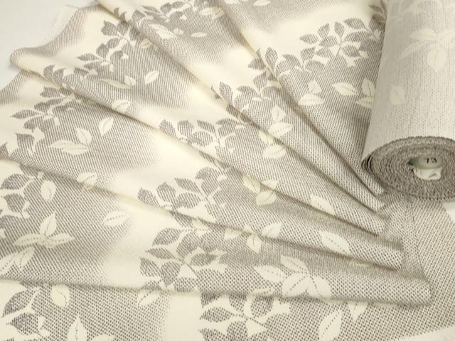 平和屋本店■極上　小紋　反物　着尺　枝葉文　逸品　未使用　DZAA11102kh5