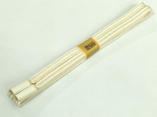 平和屋本店■極上　有職組紐道明　帯締め　冠組　蒸栗色　宮内庁御用　国立博物館御用　東京芸術大学御用　逸品　未使用　DZAA11329kh5