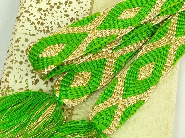 平和屋本店●極上　有職組紐道明　帯締め　唐組　金糸　宮内庁御用　国立博物館御用　東京芸術大学御用　逸品　DZAA11548kh6