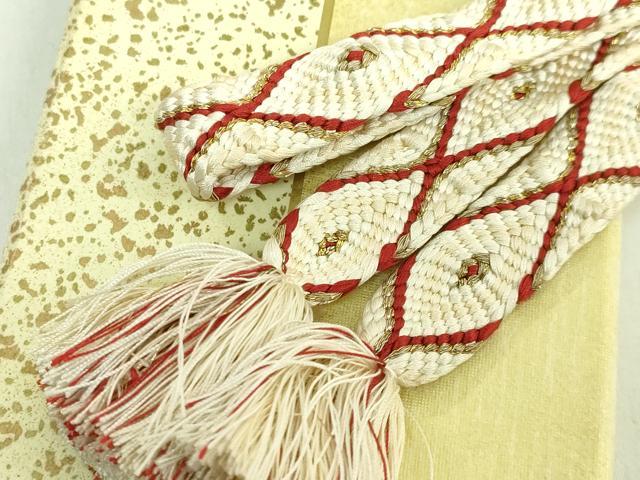 平和屋本店●極上　有職組紐道明　帯締め　唐組　金糸　宮内庁御用　国立博物館御用　東京芸術大学御用　逸品　DZAA115489kh6