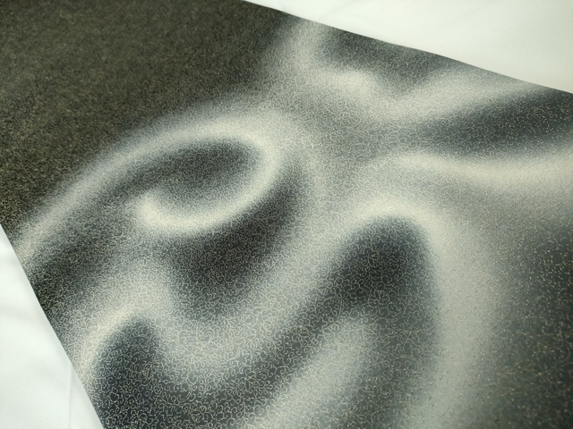 平和屋本店□極上 久保田一竹 幻の辻が花 太鼓柄袋帯 渦 花