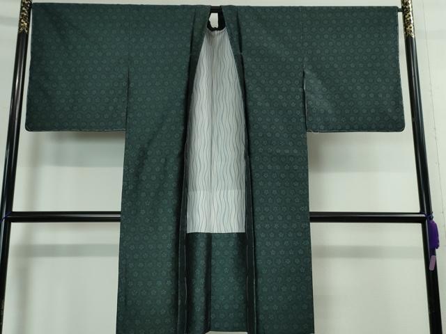 平和屋本店■極上　長羽織　刺繍　蜀江花地紋　飾花文　金銀彩　逸品　未使用　DZAA2511kh5