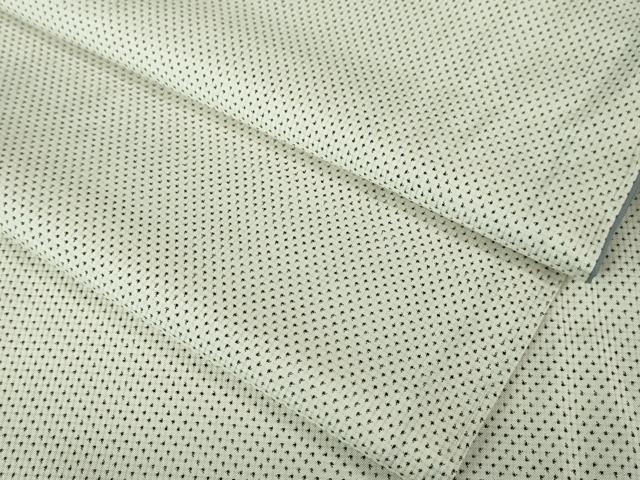 平和屋本店■極上　本場大島紬　白大島　一元絣　逸品　未使用　DZAA2639kh5