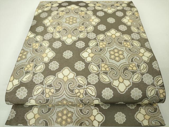 平和屋本店■最高級　人間国宝　北村武資　経錦　花唐草菱文　金糸　逸品　DZAA3520kh5