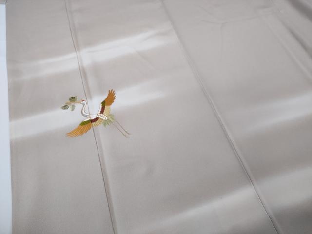 平和屋本店□極上 銀座 志ま亀 訪問着 駒刺繍 中国三大刺繍 相良刺繍