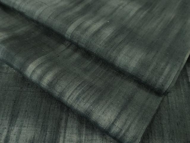 平和屋本店■極上　本場結城紬　重要無形文化財　単衣　霞文　高島屋扱い　逸品　DZAA3874kh5