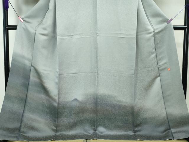 平和屋本店□極上 久保田一竹 幻の辻が花 訪問着 霞山文 葵唐草地紋 暈