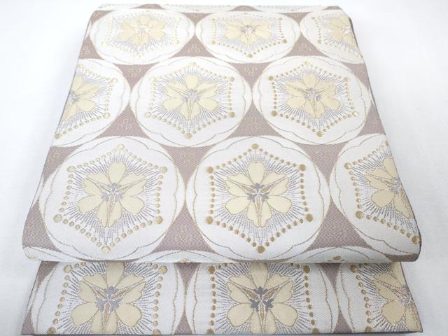 平和屋本店■最高級　人間国宝　北村武資　経錦　六通柄袋帯　花蜀江　金銀糸　逸品　DZAA4339kh5