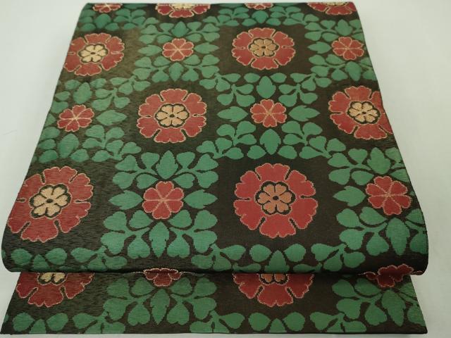 平和屋本店■最高級　人間国宝　北村武資　経錦　六通柄袋帯　飛鳥紋　金糸　逸品　DZAA4343kh5