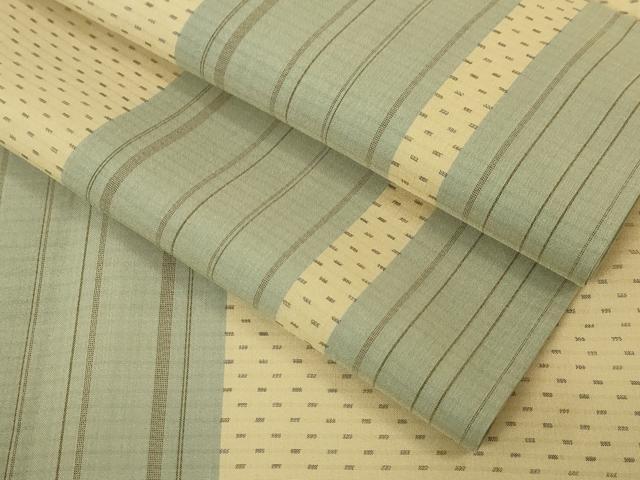 平和屋本店＊極上　夏物　東郷織物謹製　本場大島紬　夏大島紬　間道　三越扱い　逸品　DZAA4982kh6