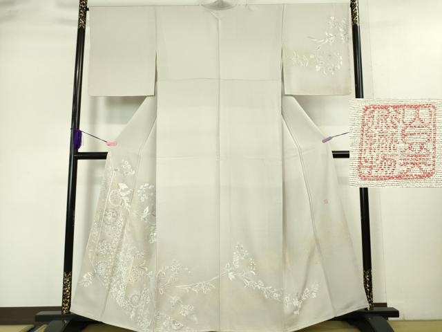 平和屋本店□極上 極型小紋 伝統工芸伊勢型写 横段取