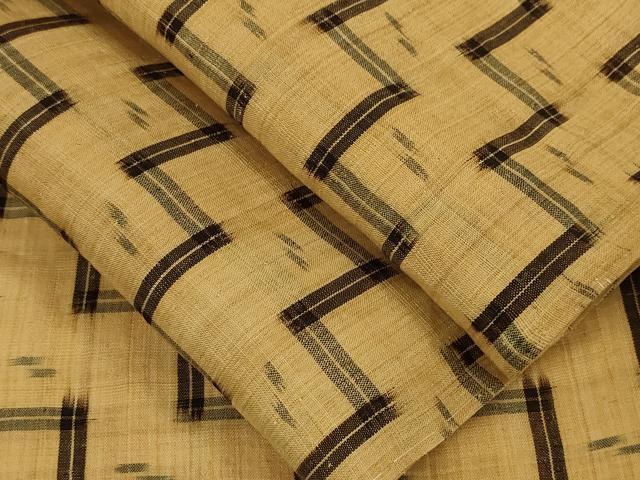 平和屋本店■極上　夏物　芭蕉布　手積み芭蕉糸100％　逸品　未使用　DZAA5079kh5
