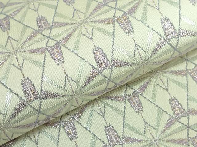 平和屋本店□極上 西陣 中村源織物 源一坊 六通柄袋帯 吉祥文 銀糸