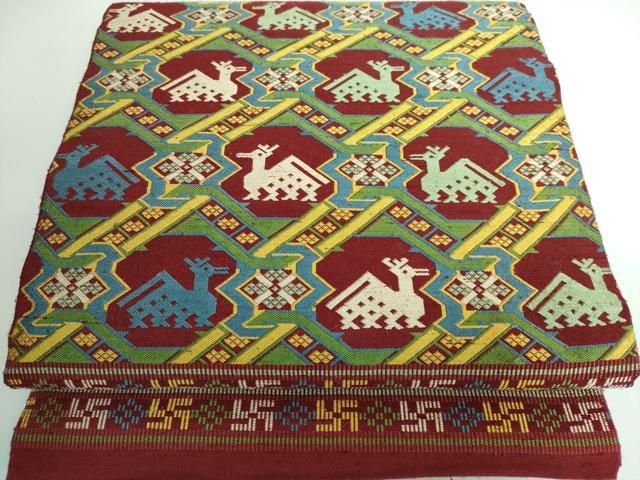 平和屋本店■最高級　龍村平蔵製　太鼓柄　本袋帯　有栖川鹿文　逸品　DZAA5142kh5