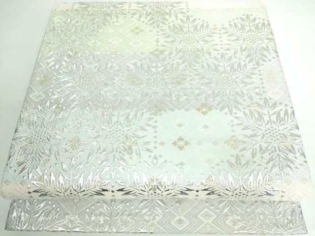 平和屋本店■極上　金彩友禅　卓越技能者・名工・和田光正　太鼓柄袋帯　雪華　金糸　逸品　DZAA5158kh5