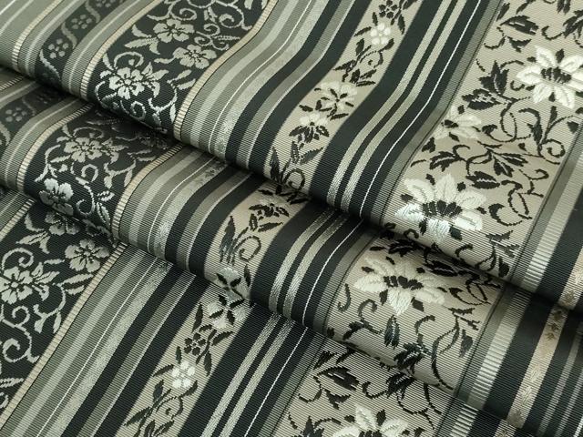 平和屋本店■極上　本場筑前博多織　八寸名古屋帯　花間道　逸品　DZAA5199kh5