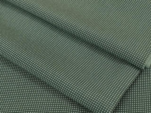 平和屋本店■極上　江戸小紋　角通し　藍鼠色×千草鼠色　逸品　DZAA5227kh5