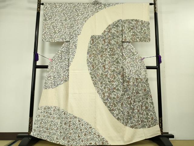 平和屋本店■極上　訪問着　型染　いろは唄　玩具文様　逸品　未使用　DZAA5340kh5