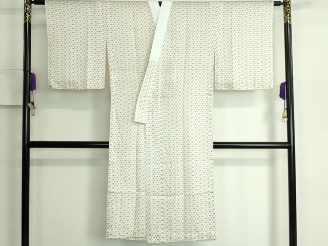 平和屋本店■上質な長襦袢　単衣　麻の葉　逸品　未使用　DZAA5507kh5