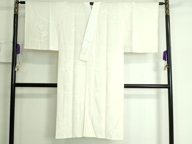 平和屋本店■上質な長襦袢　袷　舞花文　蒸栗色地　逸品　未使用　DZAA5521kh5