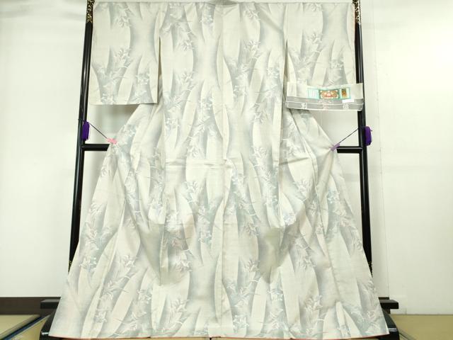 平和屋着物○上質な紬 栗染結び織 100亀甲 エ霞文 証紙付き 正絹 逸品