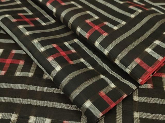 平和屋本店■希少　本場大島紬　龍郷絣　秋名バラ　逸品　DZAA5589kh5