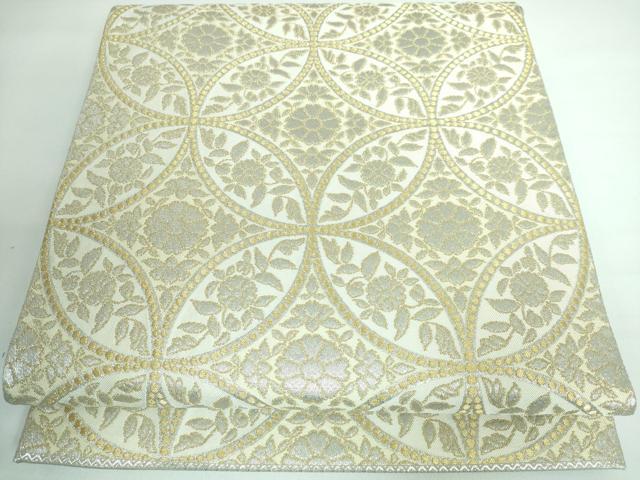 平和屋本店■最高級　人間国宝　北村武資　煌彩錦　六通柄袋帯　七宝花紋　金銀糸　逸品　DZAA5683kh5