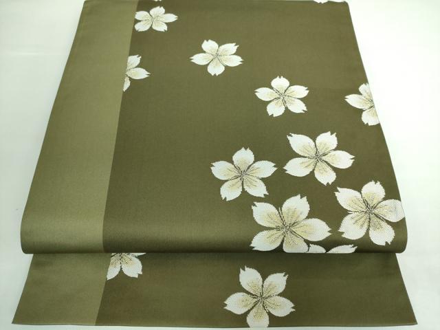 平和屋本店■極上　世界的人形師　辻村寿三郎　ジュサブロー　六通柄袋帯　舞桜　金銀糸　逸品　DZAA5889kh5