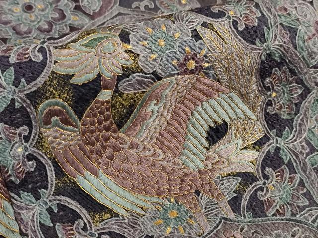 平和屋本店□極上 中国三大刺繍 スワトウ刺繍 総刺繍 訪問着 辻が花