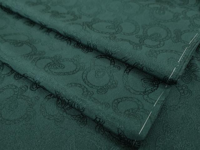 平和屋本店■極上　京都の名門ブランド　銀花仙　色無地　結び紐地紋　天鵞絨色　逸品　未使用　DZAA6046kh5