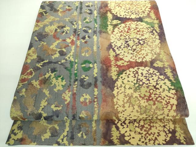 平和屋本店■極上　六通柄袋帯　間道　逸品　DZAA6089kh5